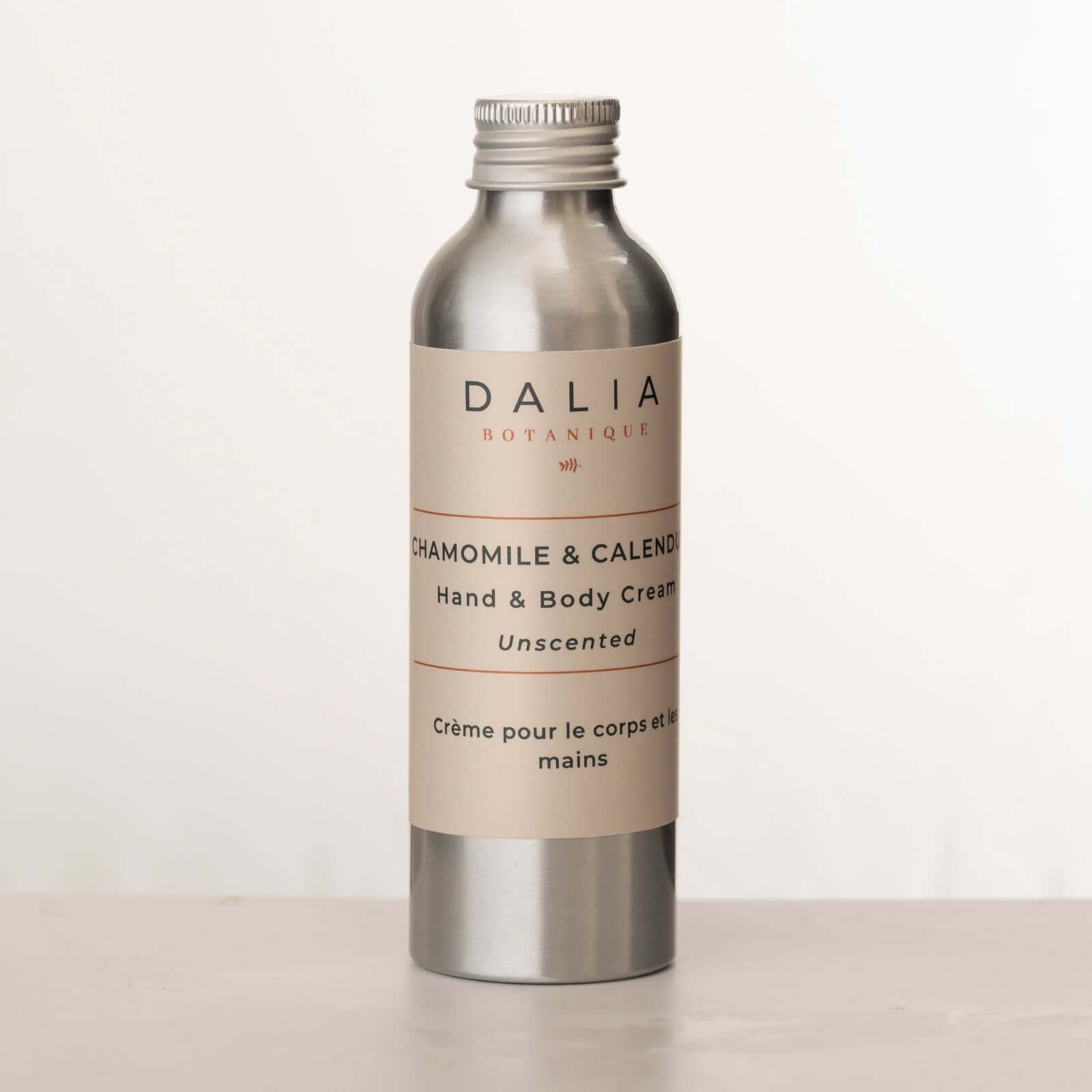 Chamomile and Calendula Body Lotion Unscented Skincare - Dalia Botanique